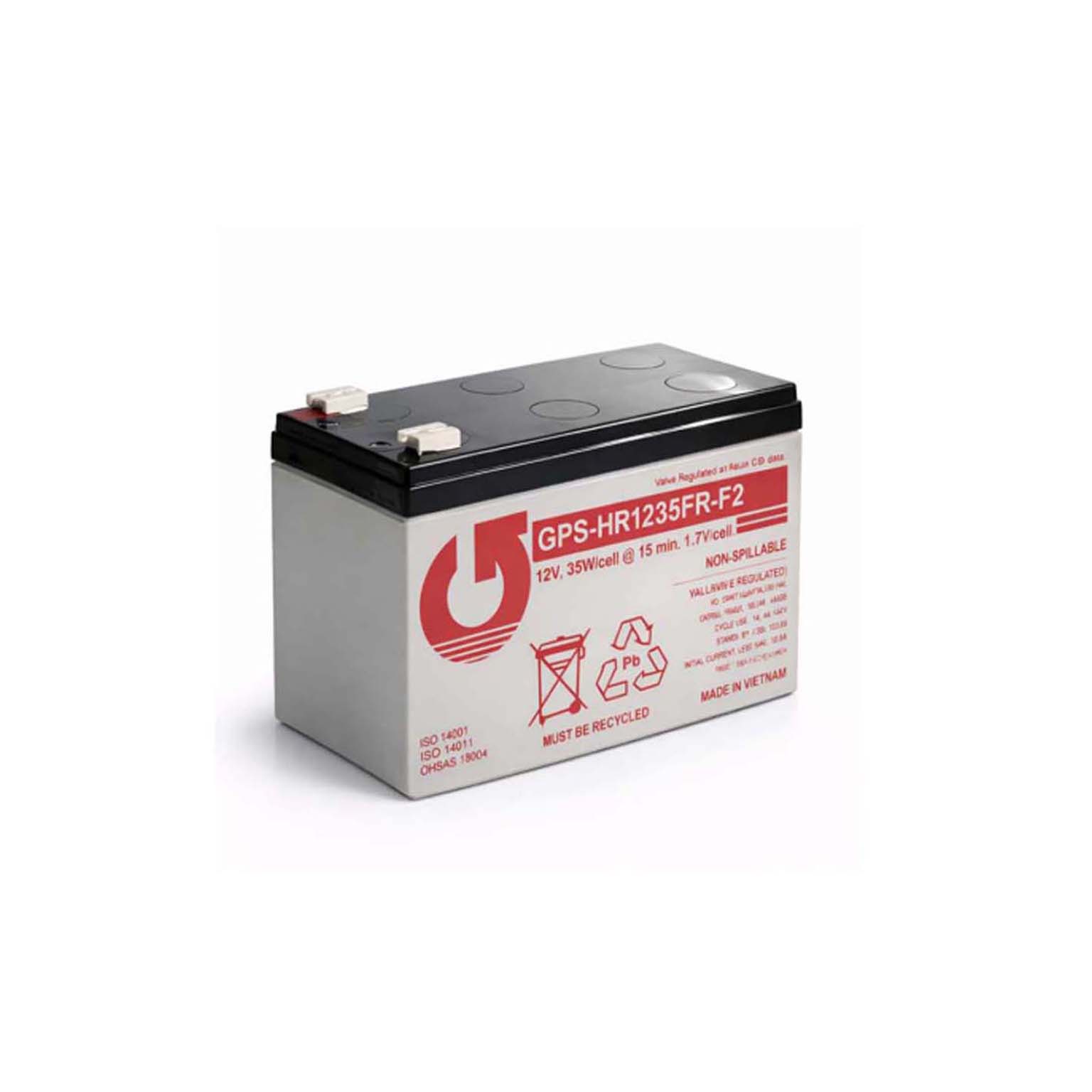 12 Volt - 35 WPC - High Rate Battery - Gruber Power Services