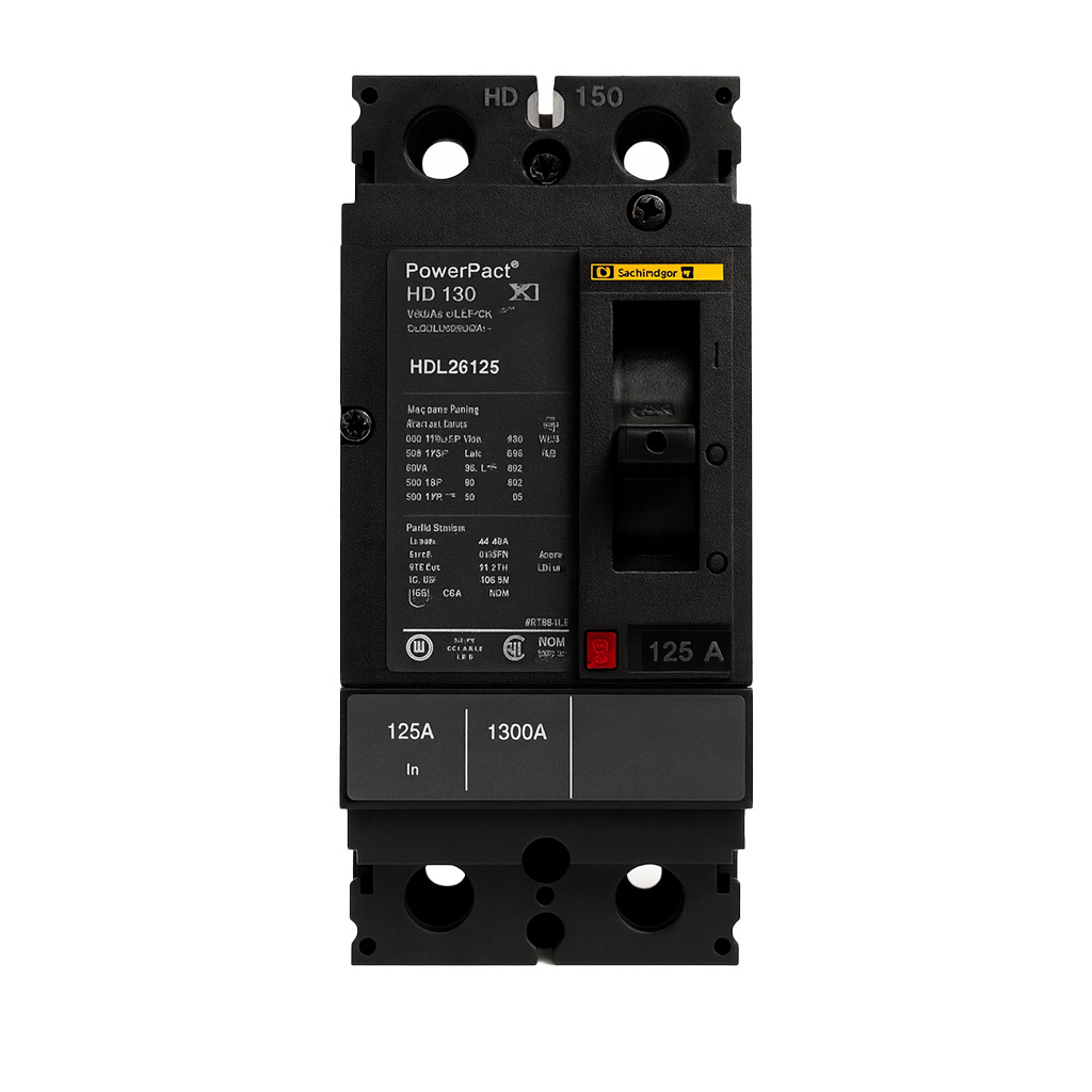 SQUARE D - HDL26125 - PowerPact HD150 Circuit Breaker - Tested - Gruber ...