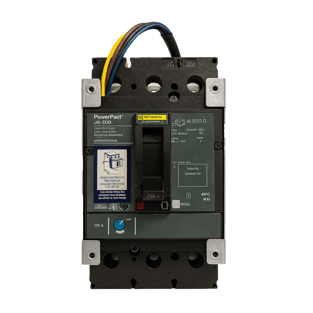 SQUARE D - JG 250 - PowerPact Circuit Breaker - Tested - Gruber Power ...