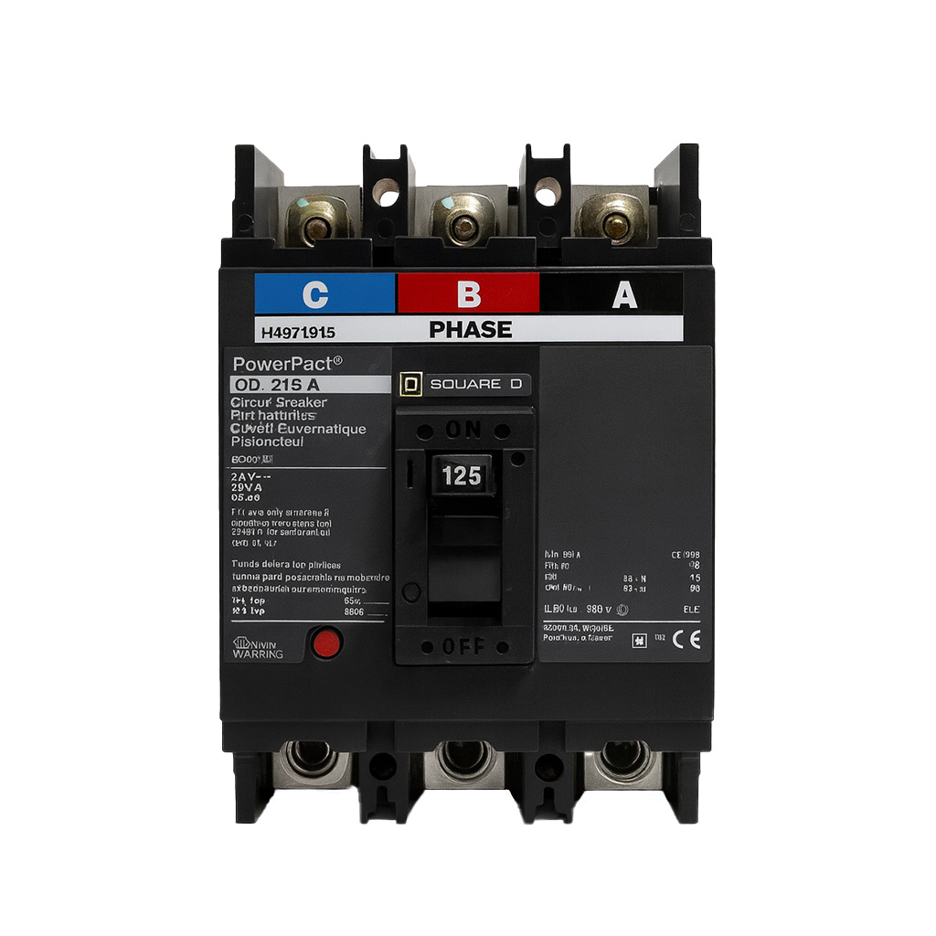 SQUARE D - 523786P3 - PowerPact Circuit Breaker - Tested - Gruber Power ...