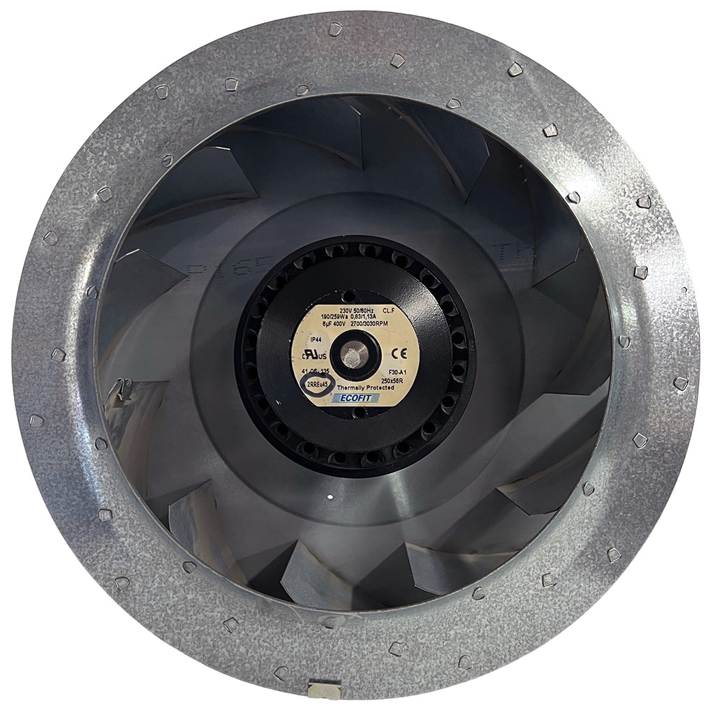 ECOFIT - 2RREU45 - 250x56R Centrifugal UPS Fan - Tested - Gruber Power ...